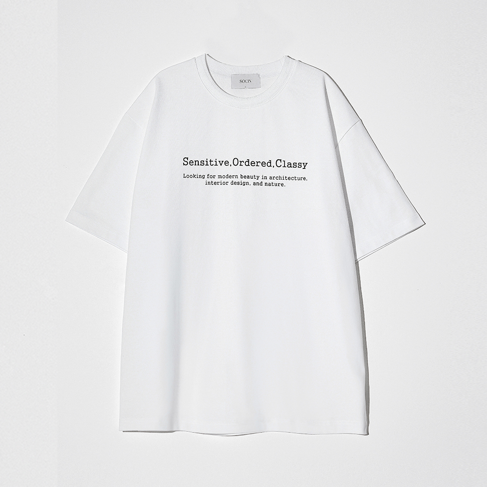 S O C Engineered T SHIRT WHITE OCO S O C Engineered T SHIRT WHITE OCO